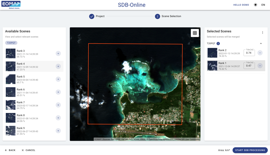 SDB-Online Revamp - Earth Observation & Environmental Services | EOMAP